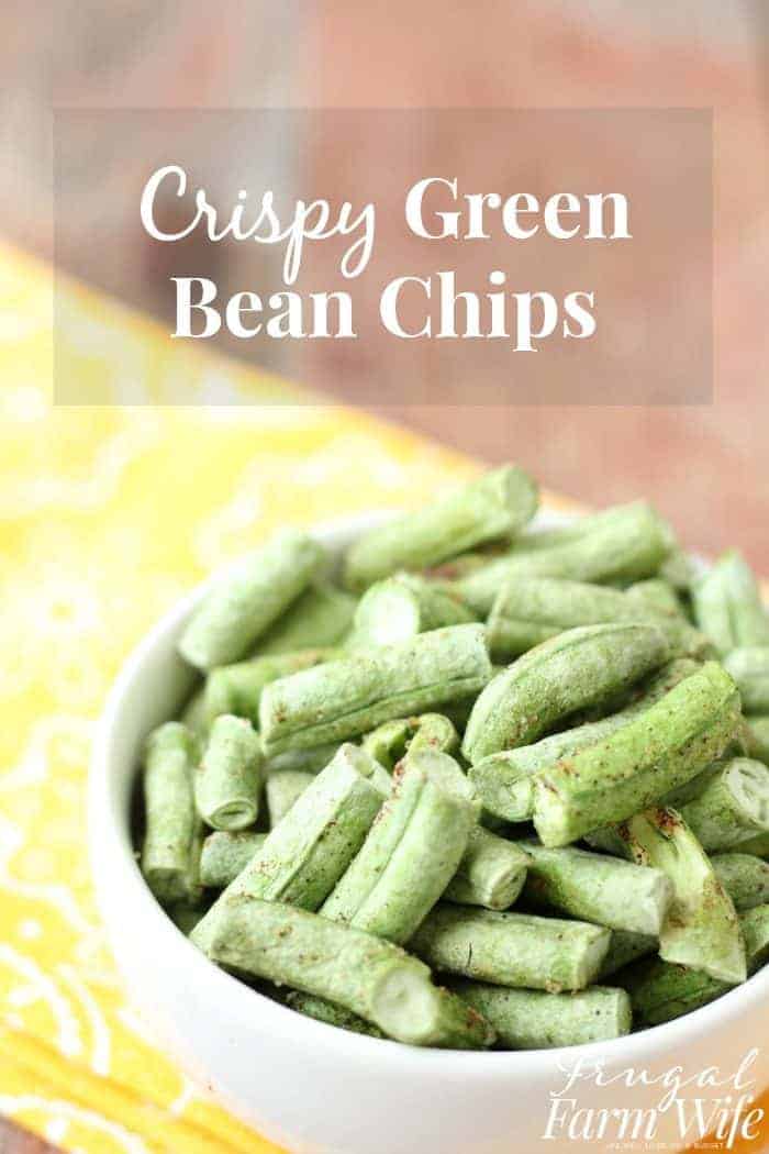 green bean chips